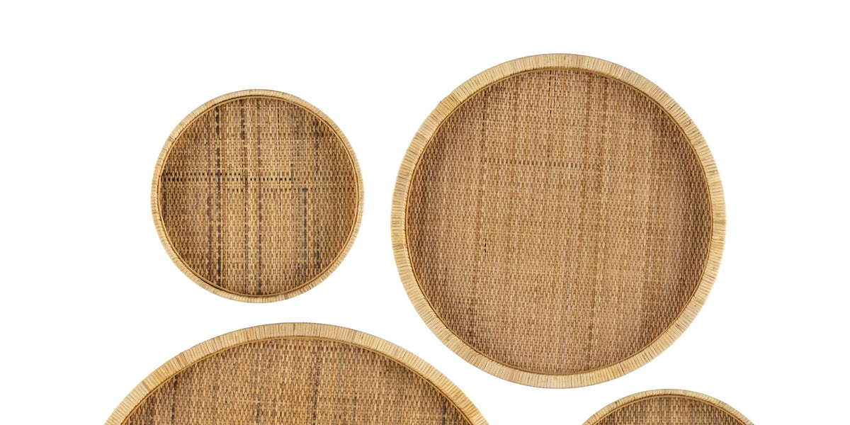Rattan Trays – Linen & Clove