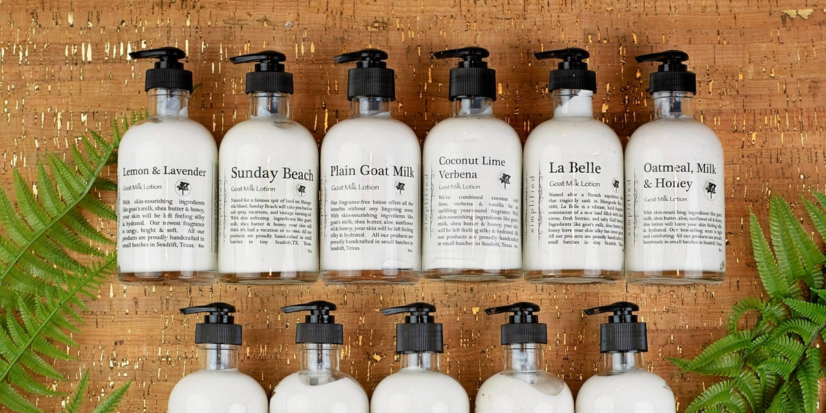 8oz Goat Milk Lotion - Sunday Beach – Linen & Clove