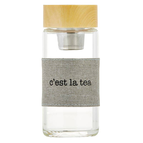C'est La Tea Glass Tea Infuser – Linen & Clove