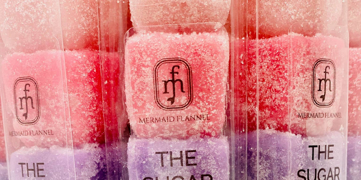 Sugar Exfoliating Cubes – Linen & Clove
